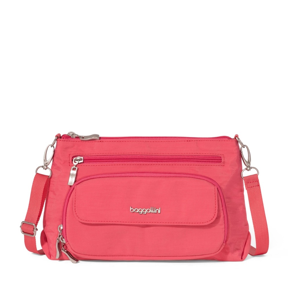 Baggallini Original Everyday Bag In Flamingo - Gem